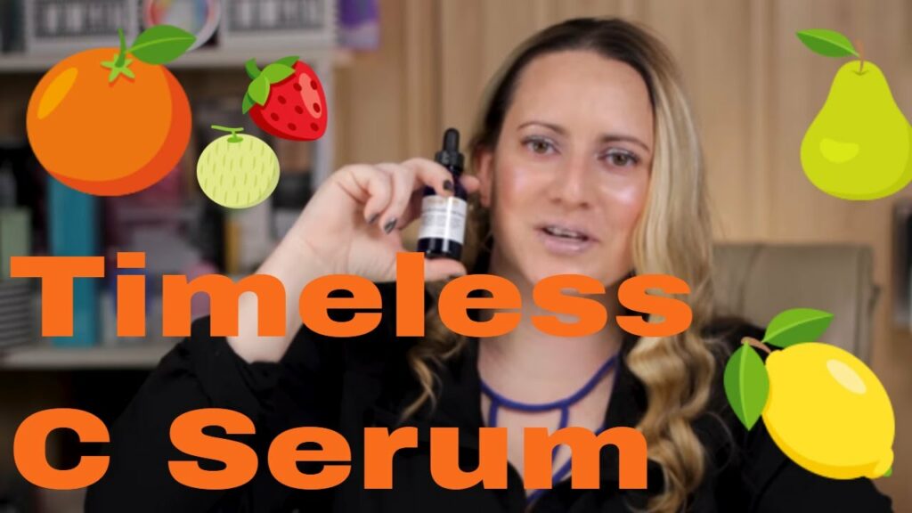 Timeless Skin Care 🍑🍋 20% VITAMIN C + E FERULIC ACID SERUM Review ...